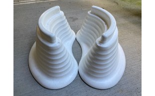 POOL360 | 8" White Granite SPLASH Series Shayz Lounger Risers for up to ...