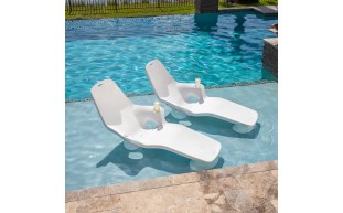 POOL360 | White Granite SPLASH Series Shayz Lounger Combo Pack for up ...