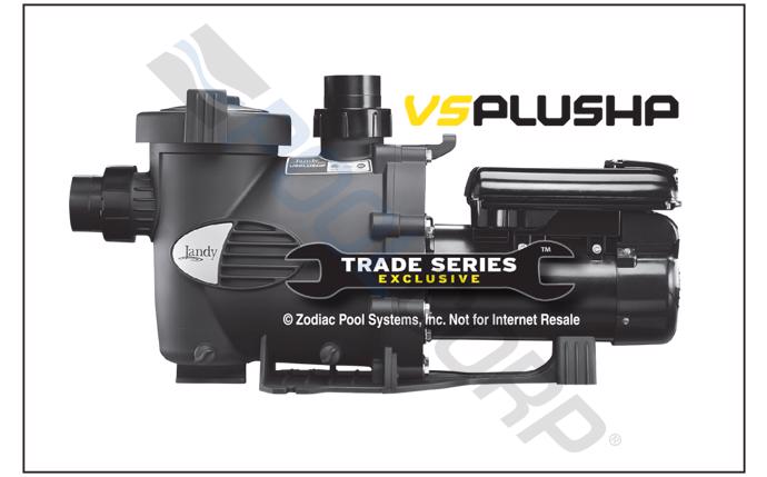 POOL360 | VS PlusHP Variable Speed Pump 2.7HP 230V without JEP-R Controller