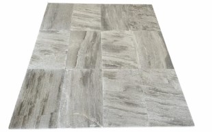 POOL360 | 16" x 24" x 3cm Tumbled Marble Paver Atlantic Gray