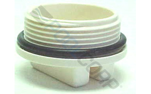 POOL360 | 1.5" Plastic Threaded Plug with O-Ring
