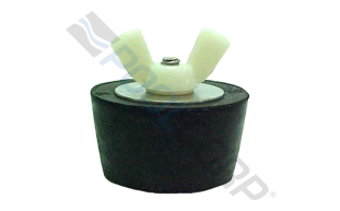 POOL360 | .5" PIPE WINTER PLUG W/ NYLON WINGNUT