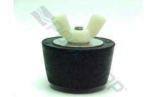 POOL360 | 1" FTG WINTER PLUG W/ NYLON WINGNUT