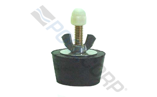 POOL360 | 2" PIPE WINTER PLUG W/ SS WINGNUT