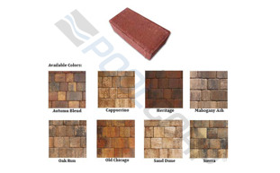 POOL360 | 2.38" 4X8 Brick Standard Paver Cappuccino