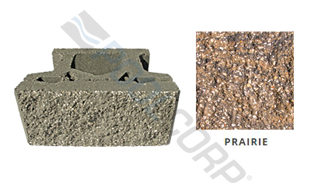 POOL360 | Keystone Compac III Straight Face Wall Block Prairie