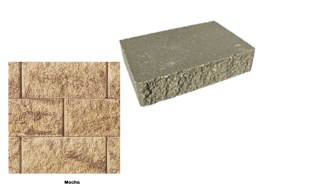 POOL360 | 4" x 18" x 12" Keystone Compac® Wall Cap Mocha