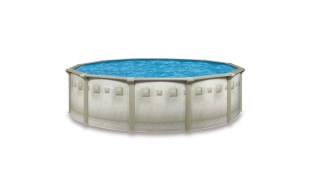 POOL360 | 30' Round Kamika Above Ground Pool with 54" Wall and 7 ...