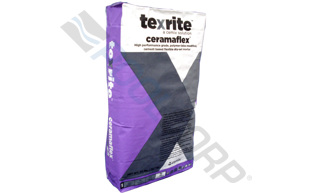 POOL360 | 50 lb Ceramaflex Flexible Thinset Mortar, White
