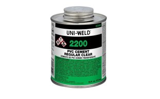 horizon | 16 fl oz Clear Uni-Weld® 2200 Series Regular PVC Cement