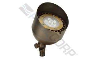 POOL360 | 12V Weathered Brass LED Bishop Up Light 2700K