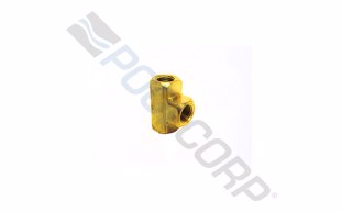 POOL360 | .25" BRASS TEE