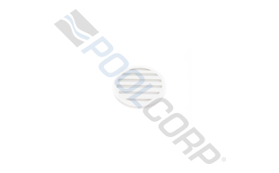 POOL360 | 3" WHITE PLASTIC DECK DRAIN GRATE