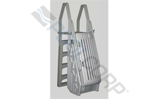 POOL360 | 32" Wide White Deluxe In-Pool Ladder