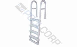 POOL360 | WHITE SNAP-LOCK IN-POOL DECK LADDER