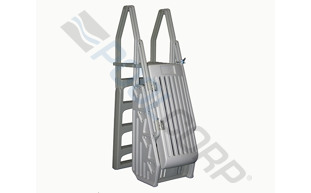 POOL360 | Combo Entry Pool Ladder System with Gate White