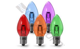 POOL360 | 1.88" x 0.8" Multi C7 (E12) Projector Series™ SMD LED Bulb 0 ...