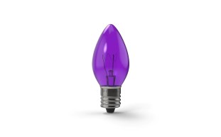 POOL360 | Purple C7 (E12) Transparent Incandescent Bulb 7W