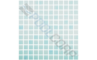 POOL360 | 1" x 1" Colors Fog Clear Sky Blue Pool Tiles