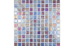 POOL360 | 1" x 1" Shell Sapphire 555 Pool Tile