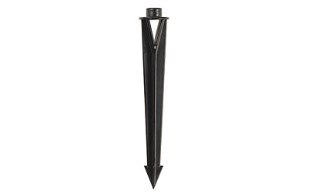 POOL360 | 14" Black ABS Ground Stake with 1/2" FPT