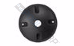 POOL360 | 4" White Round Mounting Wall Canopy 12V