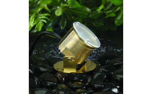 POOL360 | Natural Brass Underwater Light with Integrated LED Lamp 5W