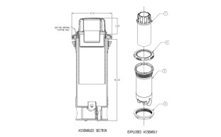 POOL360 | 35 SqFt Filter Assembly