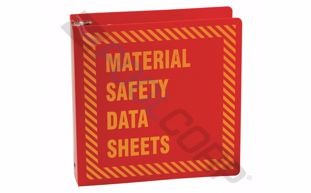 POOL360 | 2-1/2" Ring Red Standard Safety Data Sheet Binder