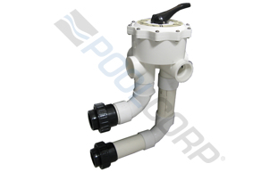POOL360 | 2" Socket Multi-Port Valve with Union Connections for Crystal ...