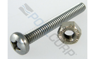 POOL360 | 1 1/2" Multi-Port Valve Split Nut Kit (Bolt & Nut)