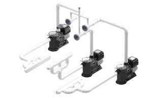 POOL360 | White Gunite AquaShapes® Swim Jet System