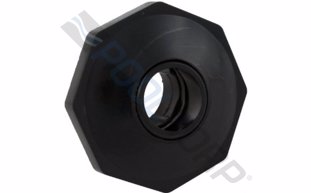 POOL360 | 1" Black Econ Return Fitting Insider Inlet