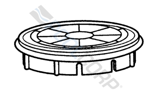 POOL360 | GNTE SKIM LID & MOUNT RING ASSY WW LOGO BEI