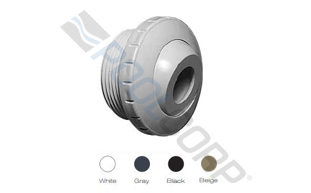 POOL360 | 1-1/2" MPT x 3/4" Eye Black Threaded Eyeball Fitting