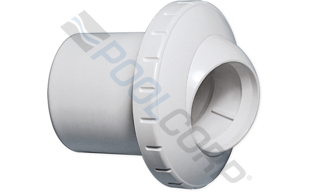 POOL360 | 1-1/2" White Insert Inlet Eyeball Fitting with 1" Eyeball Opening
