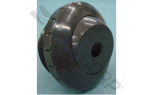 POOL360 | 1-1/2" MPT Dark Gray Threaded Eyeball Fitting with 1/2" Eyeball Opening