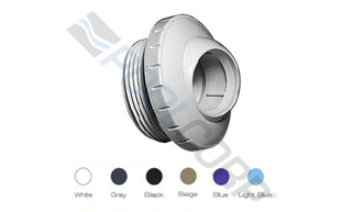 POOL360 | 1-1/2" MPT x 1" Eye Dark Blue Eyeball Fitting