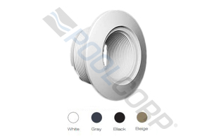 POOL360 | 1 1/2" Gray FPT Thru Return Wall Fitting Assembly with Nut ...