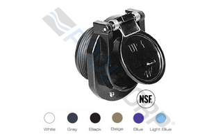 POOL360 | Vac Lock Fitting - 1 1⁄2" Dark Gray