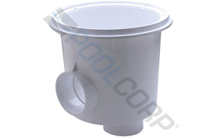 POOL360 | 3" S x 10" Deep Sump Body Side x Bottom for Concrete with Plugs