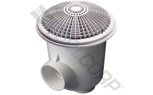 POOL360 | 8" White Deep Sump Body for Concrete Pool with Side x Bottom ...