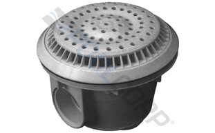 POOL360 | 2" White Anti-Vortex Main Drain Vinyl