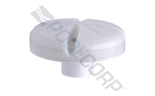POOL360 | 6" Round White Ultra Suction with 2" Insider Wall Fitting