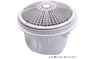 POOL360 | 8" White Vinyl Pool Linear Sump Assembly with Tru Flo Drain Cover