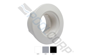 POOL360 | 1-1/2" FPT x 1-1/2" S Black Return Wall Fitting Assembly with Nut and Gasket