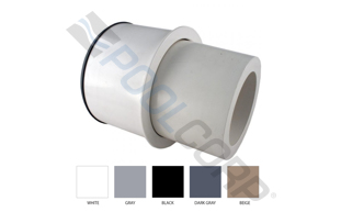 POOL360 | DYNA-FLO WEIR ASSEMBLY -3PC - BLACK