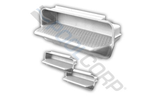 POOL360 | Pool Wall Step White 1 Set 3pcs