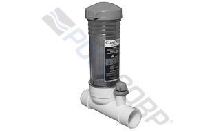 POOL360 | 2" Socket Clear ClearWater VS In-line 12 Tablet Chlorinator