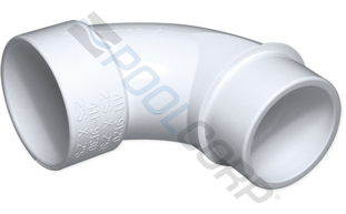 POOL360 | Sweep Elbow 2" Spigot x 2" S